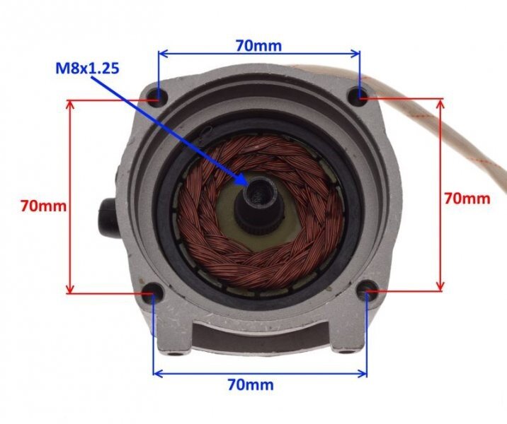 Elektrický štartér na minibike, dirtkros, minikros a quadrino 50cc ...
