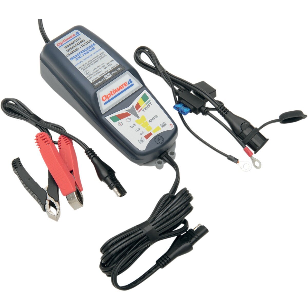 OptiMate 4 DUAL Profesionálna automatická nabíjačka 12V-0,8A | Minibikemania.sk