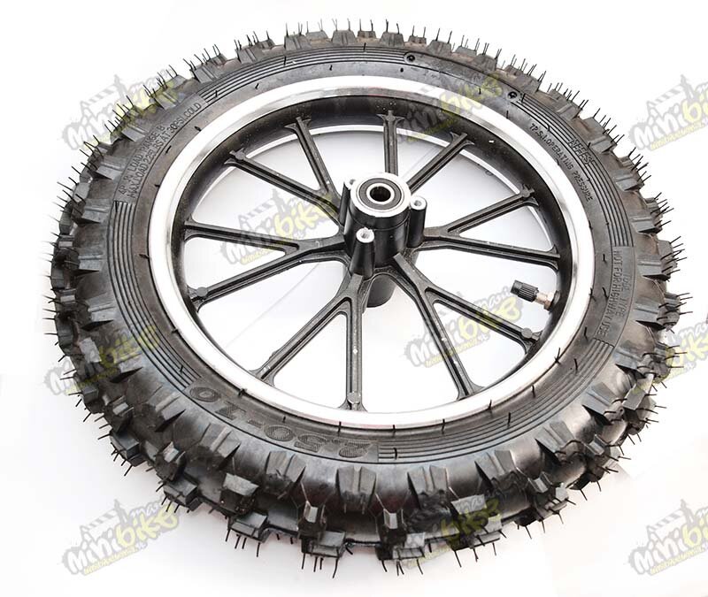 Koleso zadné minikros 10" plášť 2,50-10 | Minibikemania.sk